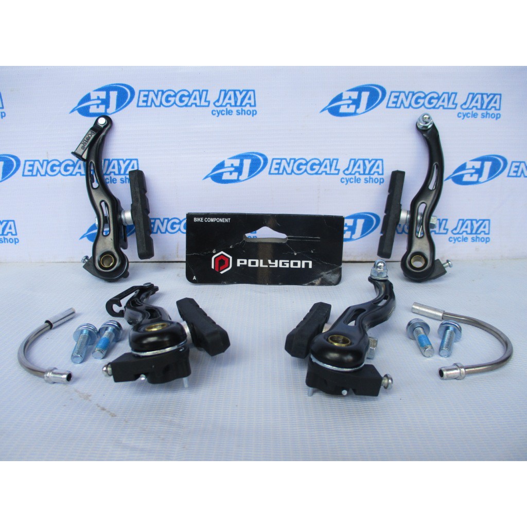 Brake Set VBrake Polygon Monarch Bike Original - V Brake Package Brake ...