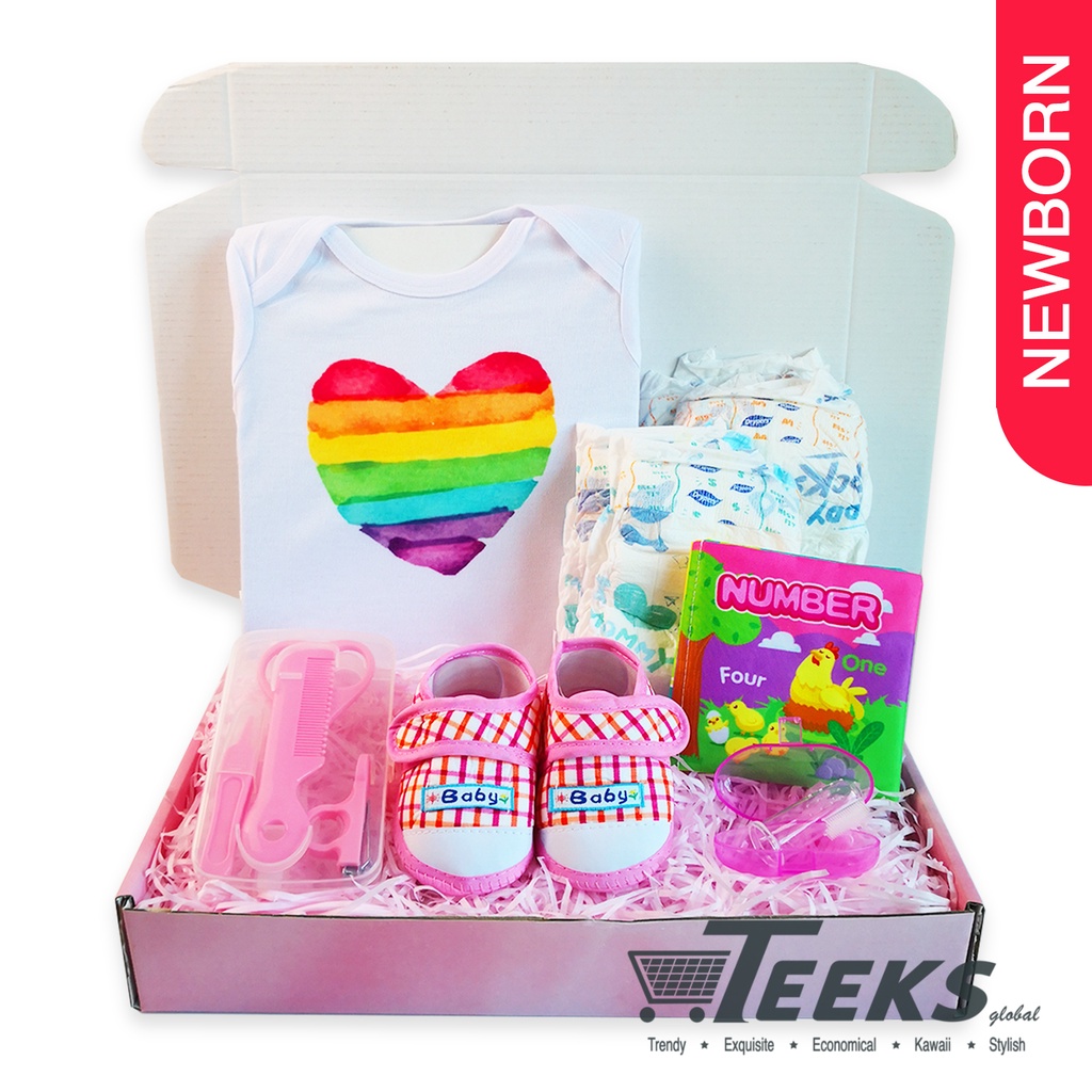 Newborn Baby Gift Set Baby Boy Baby Girl New Arrival Baby Shower Full ...
