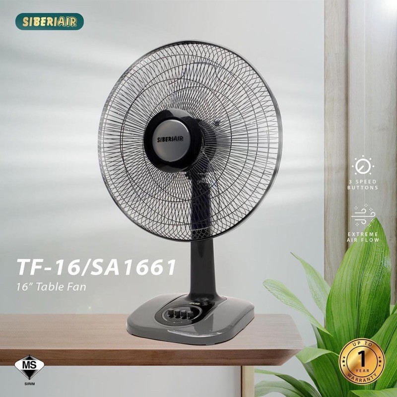 Siberiair Kipas Meja TF-12” / TF-16” | Shopee Malaysia
