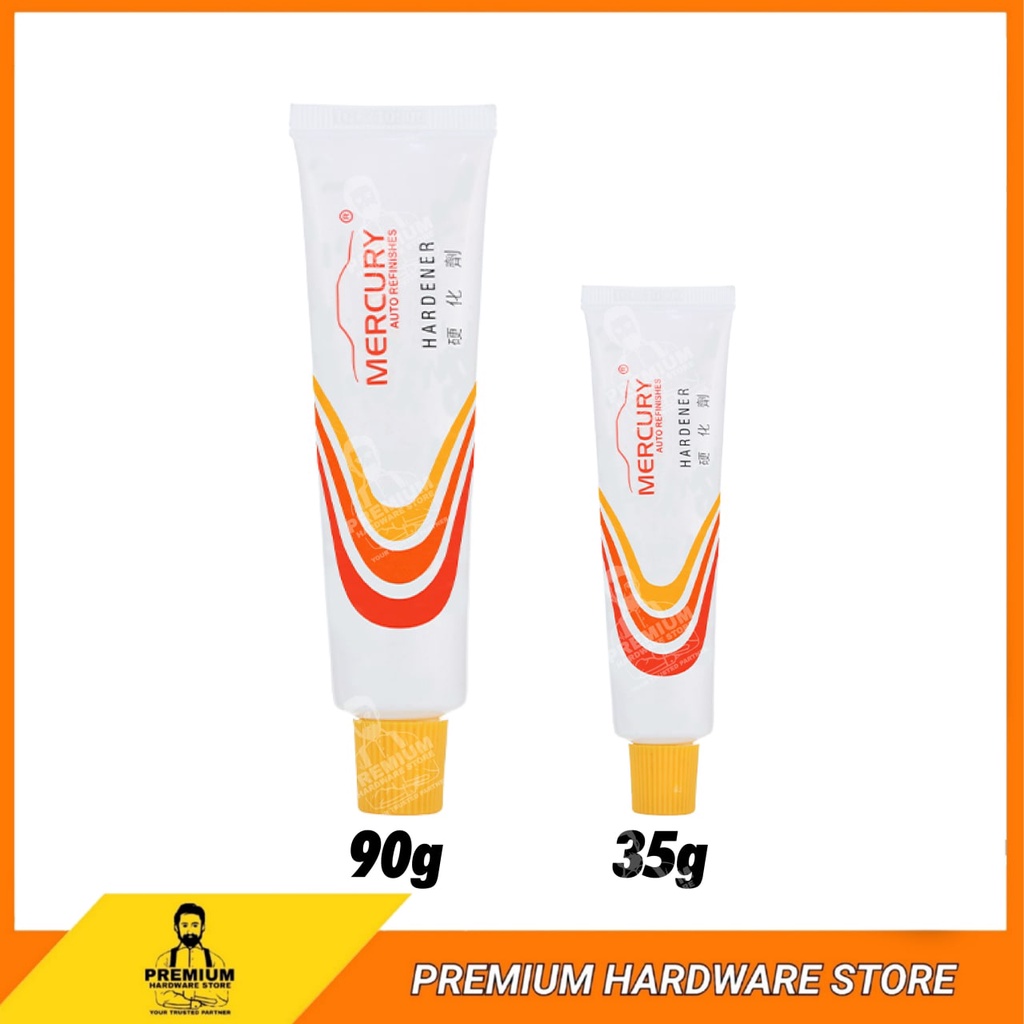 MERCURY Poly Putty Paste Hardener 35g & 90g Nissan Hitary 928 Poly Car ...