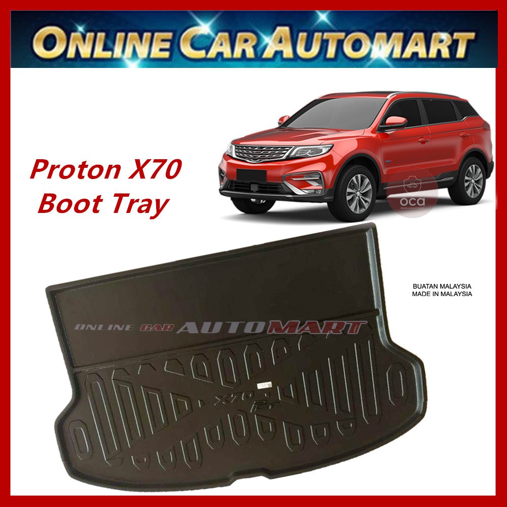 Proton X70 2019 Custom Fit Original PE Non Slip Trunk Boot Tray Made In ...