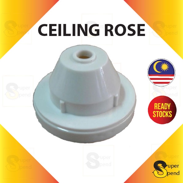PVC Ceiling Rose PVC Siling Rose | Shopee Malaysia
