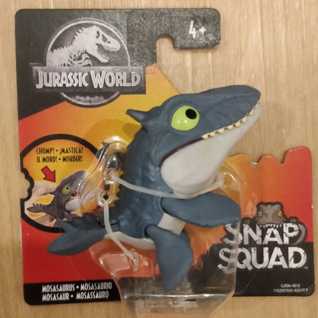MATTEL JURASSIC WORLD SNAP SQUAD WAVE 4 MOSASAURUS BRAND NEW | Shopee ...