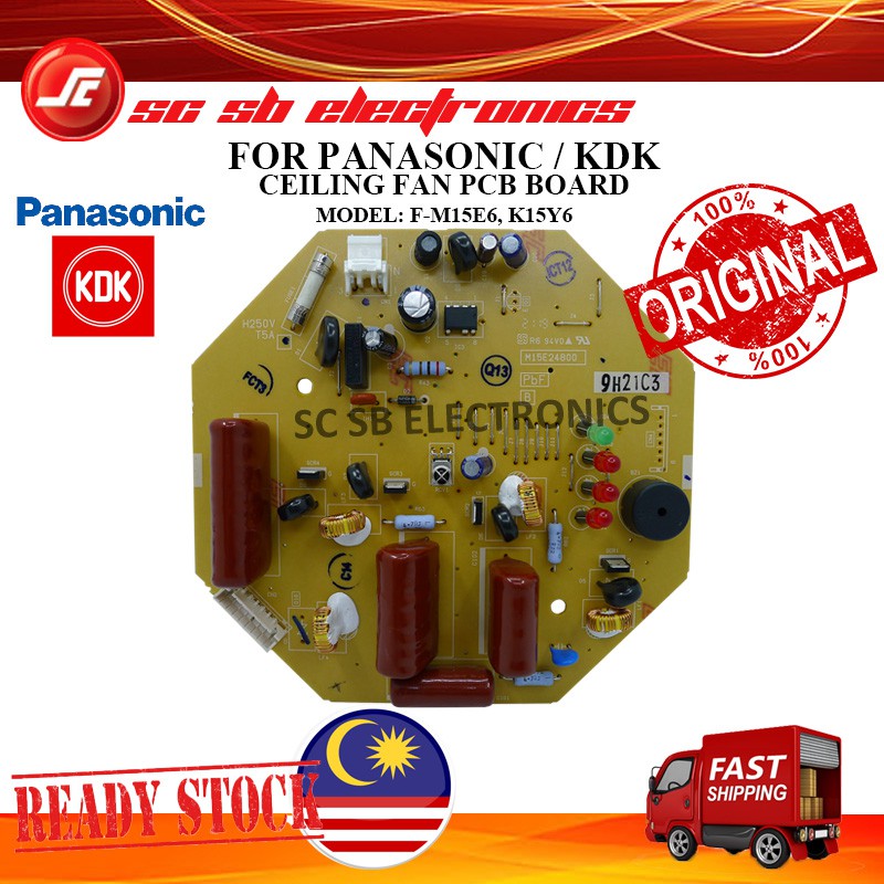 ORIGINAL PANASONIC KDK CEILING FAN PCB BOARD / MOTHERBOARD - K15Y6 / F ...