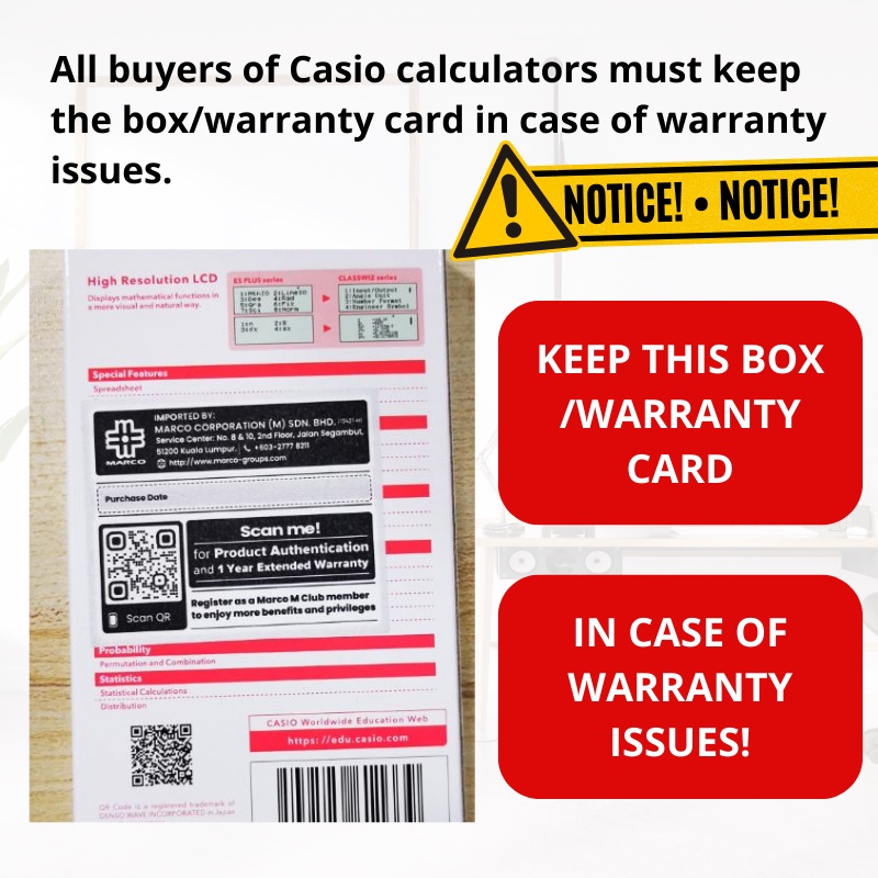 🔥READY STOCK🔥Casio New Colorful Series Calculator MS-20UC Original (1 Year warranty)/Limited ...