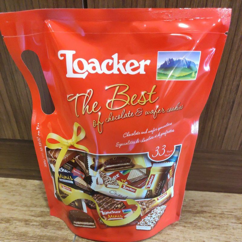 Loacker The Best Of Chocolate & Wafer Cookies 300gram | Shopee Malaysia