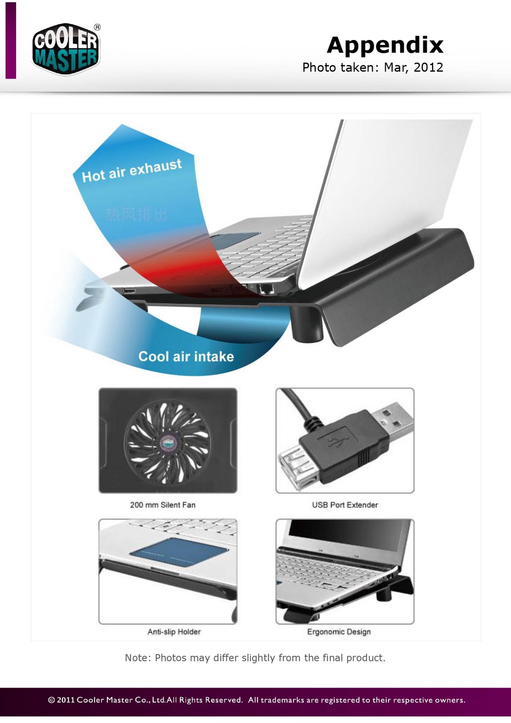 Cooler Master Notepal CMC3 Notebook Cooler R9-NBC-CMC3 | Shopee Malaysia