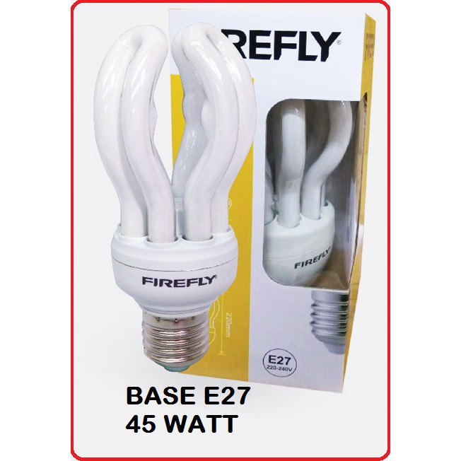 FIREFLY Lotus Energy Saving Bulb 45 Watt (DAYLIGHT) | Shopee Malaysia