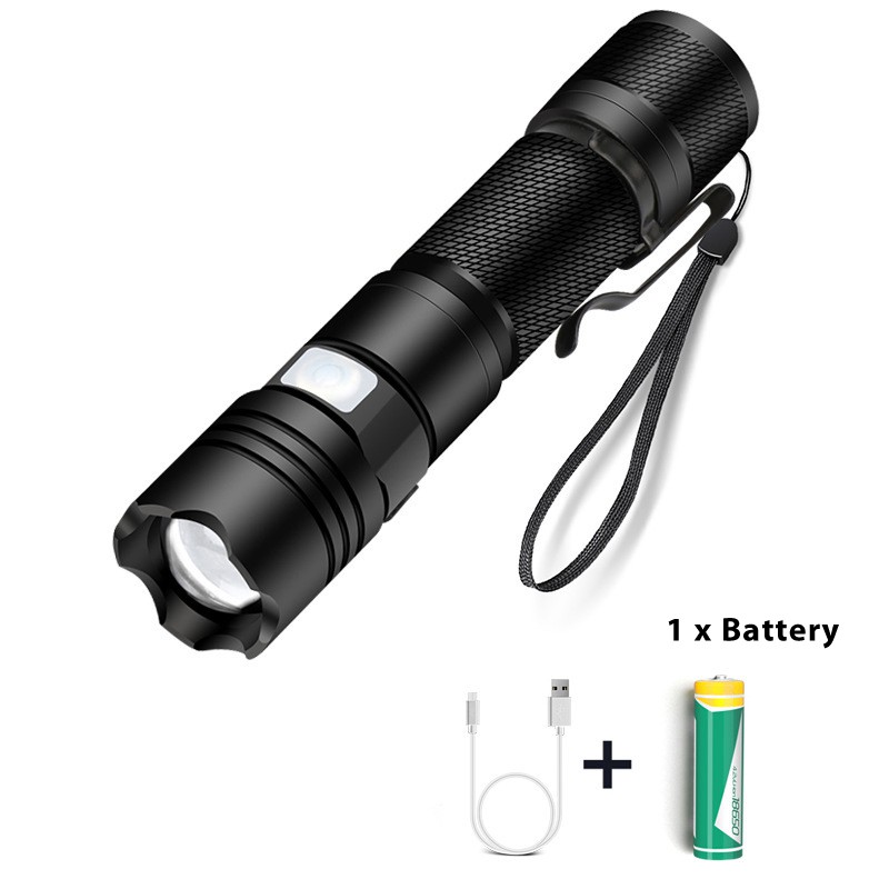 (Ready stock) Strong Light Torchlight Rechargeable P50 Torchlight ...