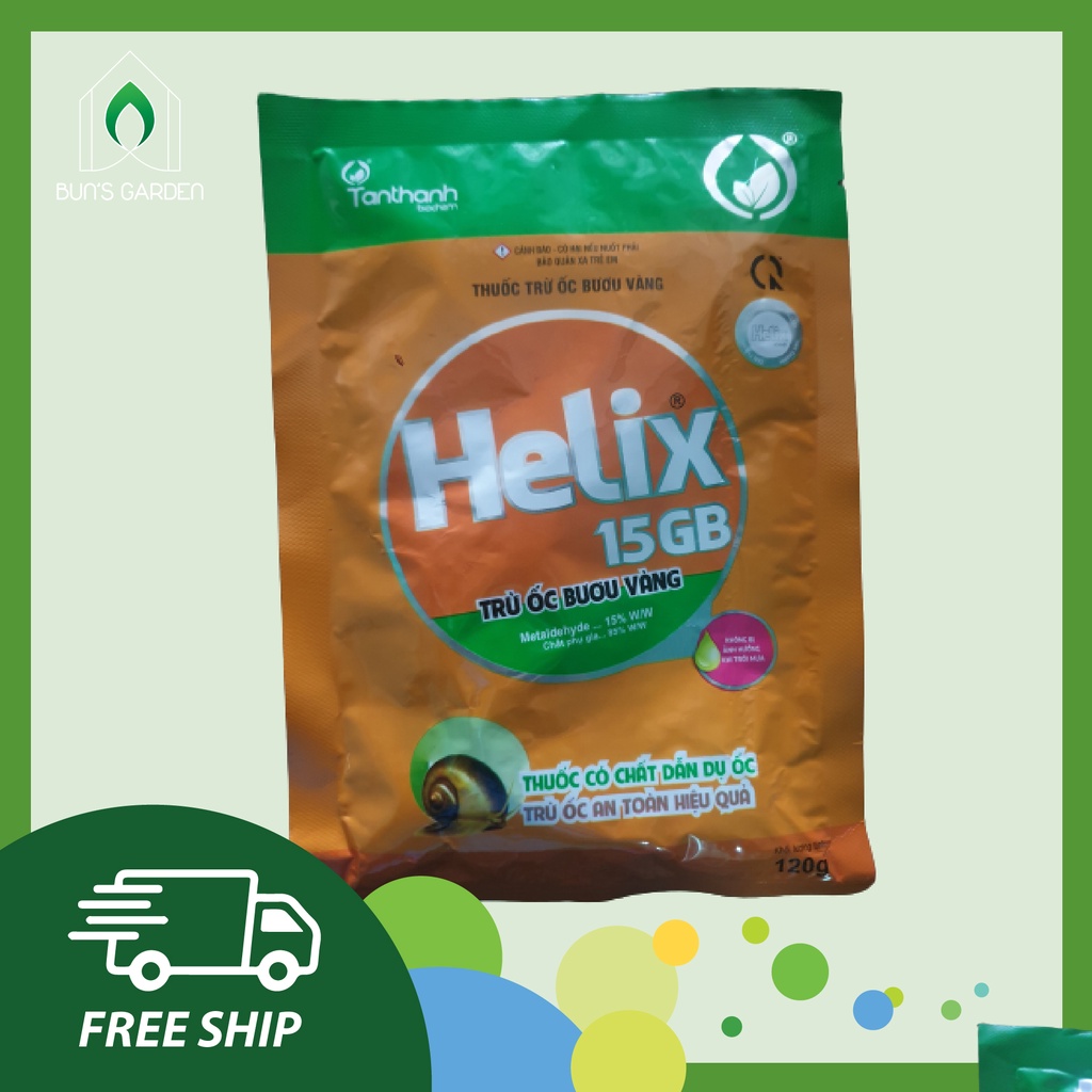 Helix snail killer - 15GB snail bait, 120g pack, easy to use, highly ...