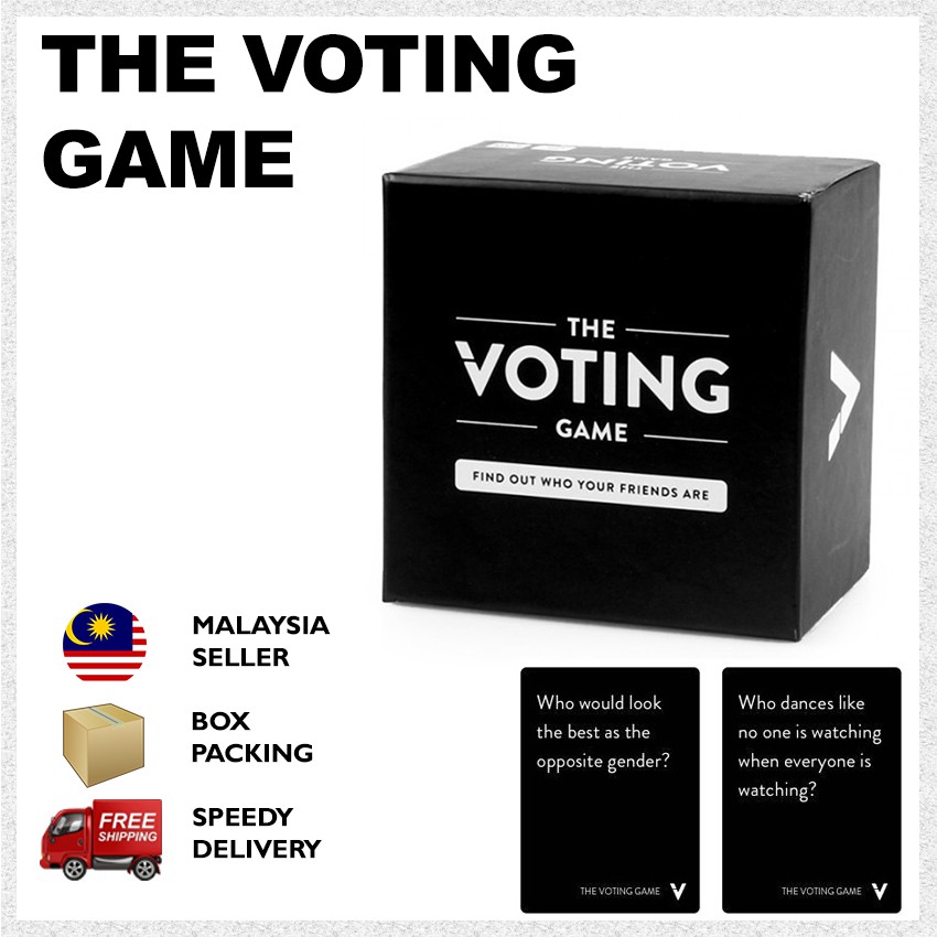 The Voting Game Board Game The Adult Party Game Find Out Who Your ...
