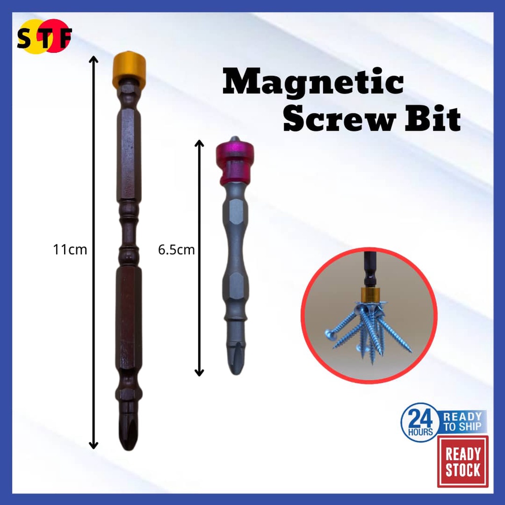 65mm / 100mm Magnetic Magnet Magnetizer Ring Screwdriver Hand Drill Bit ...