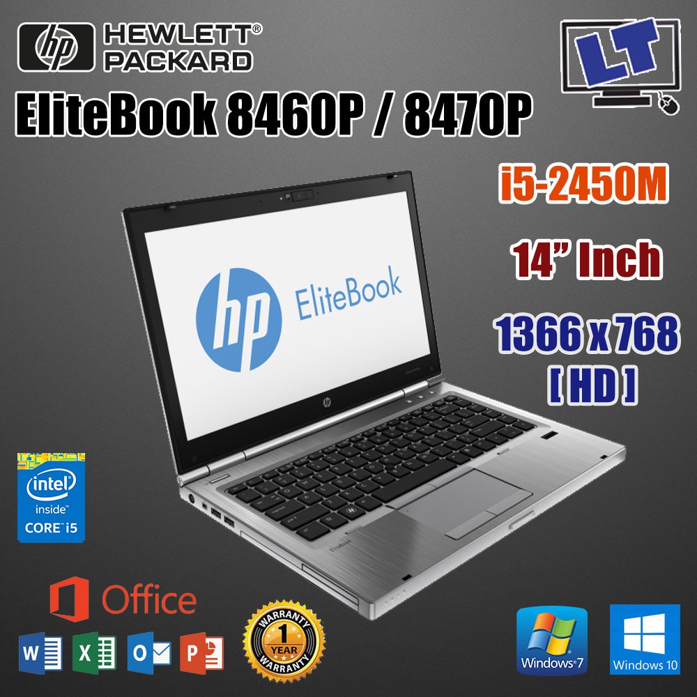 HP EliteBook 8460P / 8470P i5 14" Laptop (Refurbished) | Shopee Malaysia