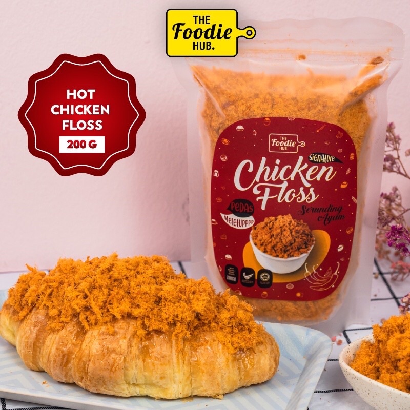 Ready Stock📣 [Halal] 1kg 500g 200g Hot Chicken Floss / Serunding Ayam Pedas The Foodie Hub 雞絲 ...