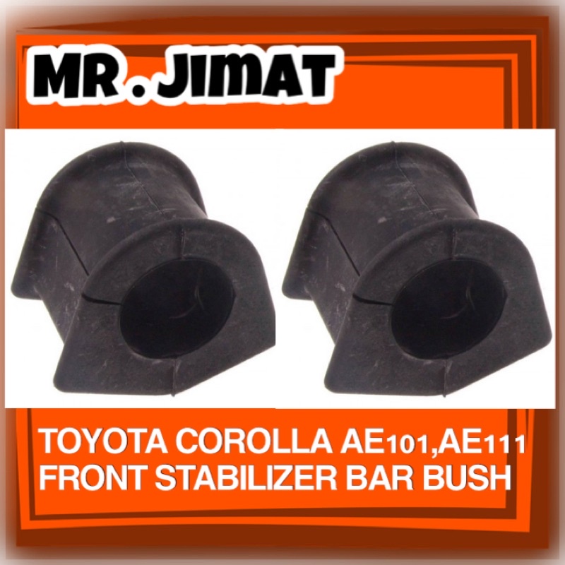 🔥(1PAIR 2PCS)TOYOTA COROLLA AE101,AE111 FRONT STABILIZER BAR BUSH ...