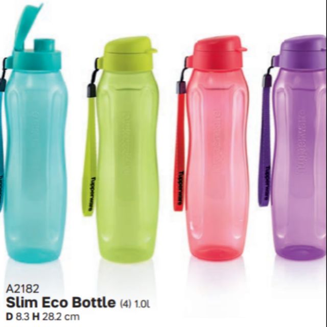 Tupperware Slim eco bottle 1L Tupperware Tupperware tu | Shopee Malaysia