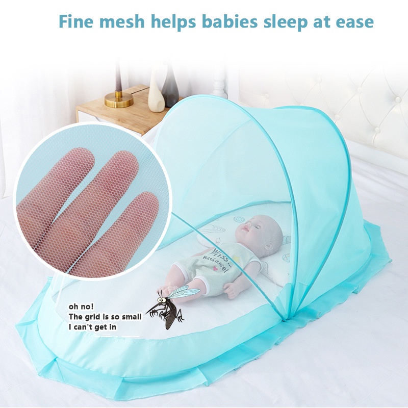 Baby Mosquito Net Kelambu Baby Foldable Mosquito Net Bed Portable High ...