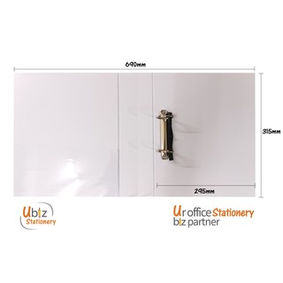 East-File PVC 2D Ring File 80mm A4 White | Shopee Malaysia