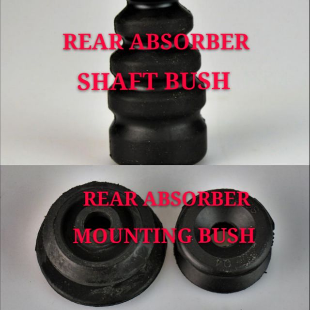 （1-PAIR）REAR ABSORBER SHAFT BUSH / REAR ABSORBER MOUNTING BUSH PROTON ...