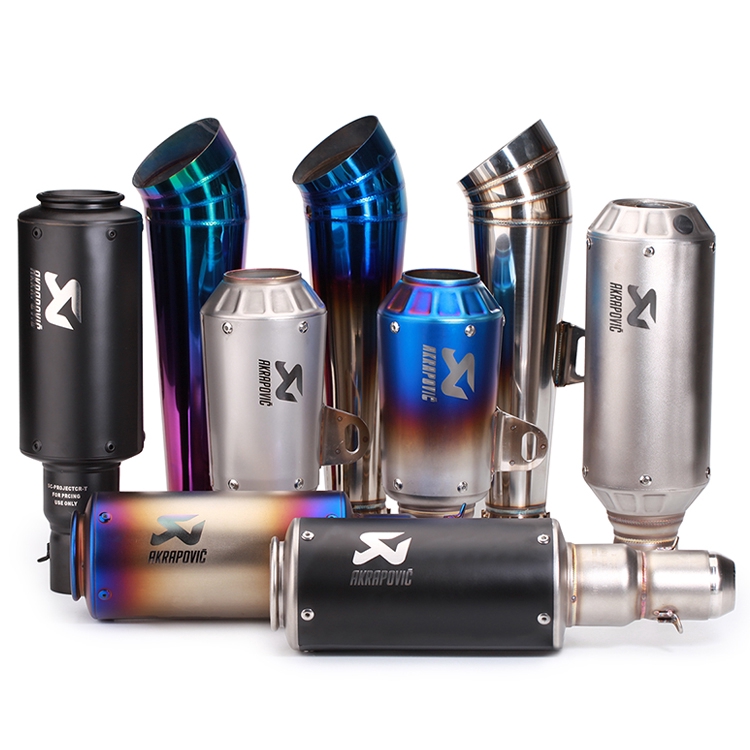 Universal 38-51mm Moto Exhaust Muffler Pipe Modified Motors | Shopee ...