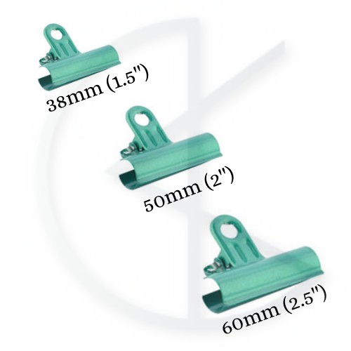 Colour Steel Bulldog Clip / Metal Paper Clip / Round Paper Clip ( 1.5 ...