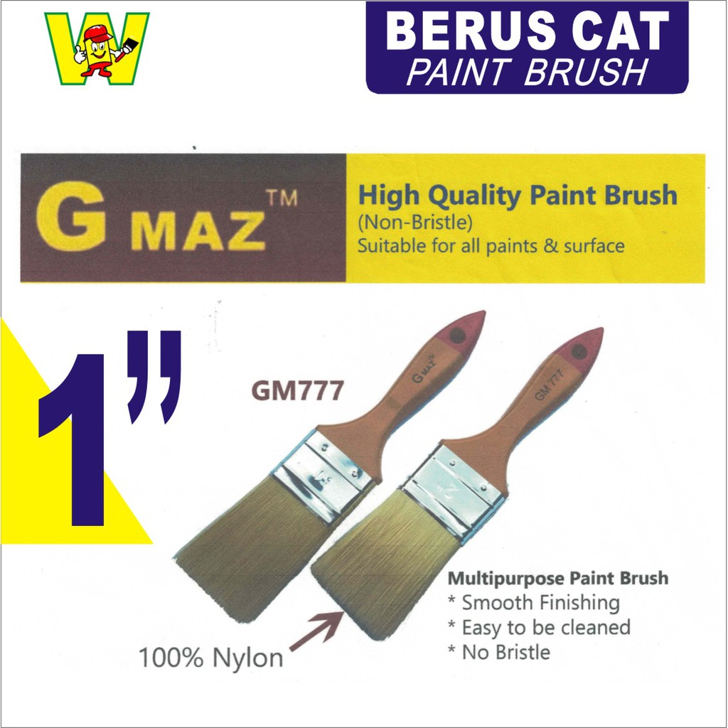 1'' BERUS CAT / PAINT BRUSH ( 1 inchi width) GM7771 / PAINTING TOOLS ...