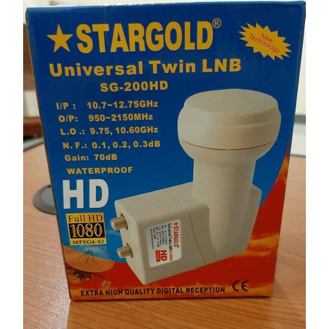 Stargold Dual offset Universal KUBand Dual LNB | Shopee Malaysia