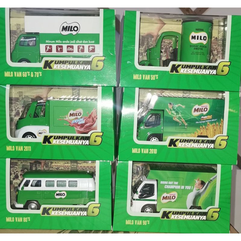 MILO VAN LORI 6 SET LIMITED EDITION SAIZ KECIL 12CM | Shopee Malaysia