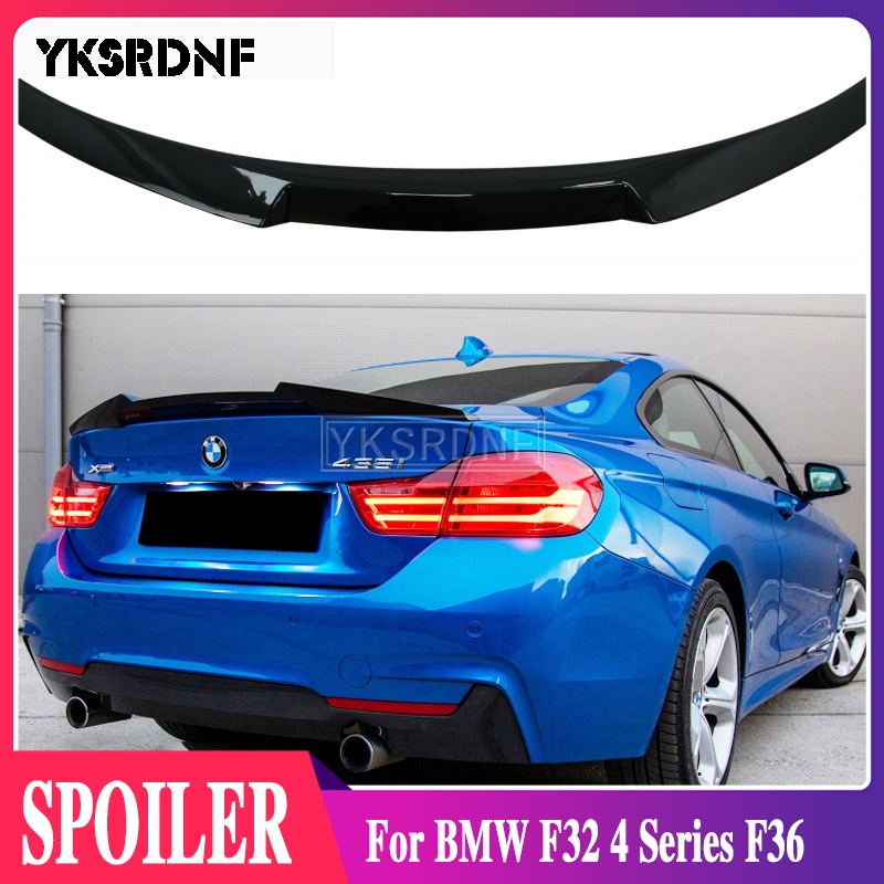 M4 Style ABS Rear Roof Spoiler Trunk Lip Wing For BMW F32 4 Series 2 Door Coupe F36 2014 2015 ...