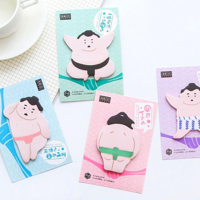 Cute Sumo Sticky Notes (Limited Quantity) | Shopee Malaysia