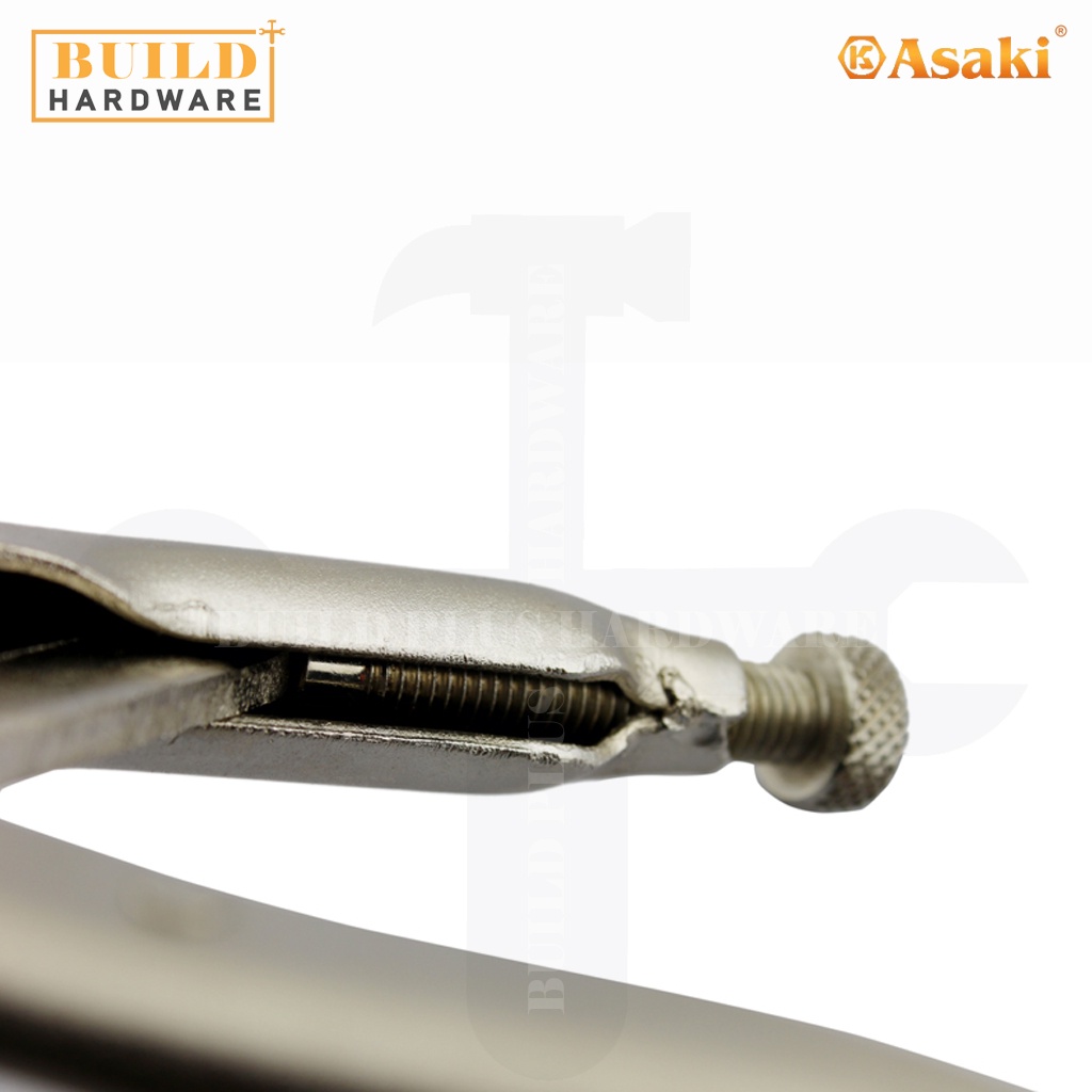ASAKI Curved Jaw Lock-Grip Pliers Cr-V 10" 葫芦嘴大力钳 AK-8252 Vise Grip ...