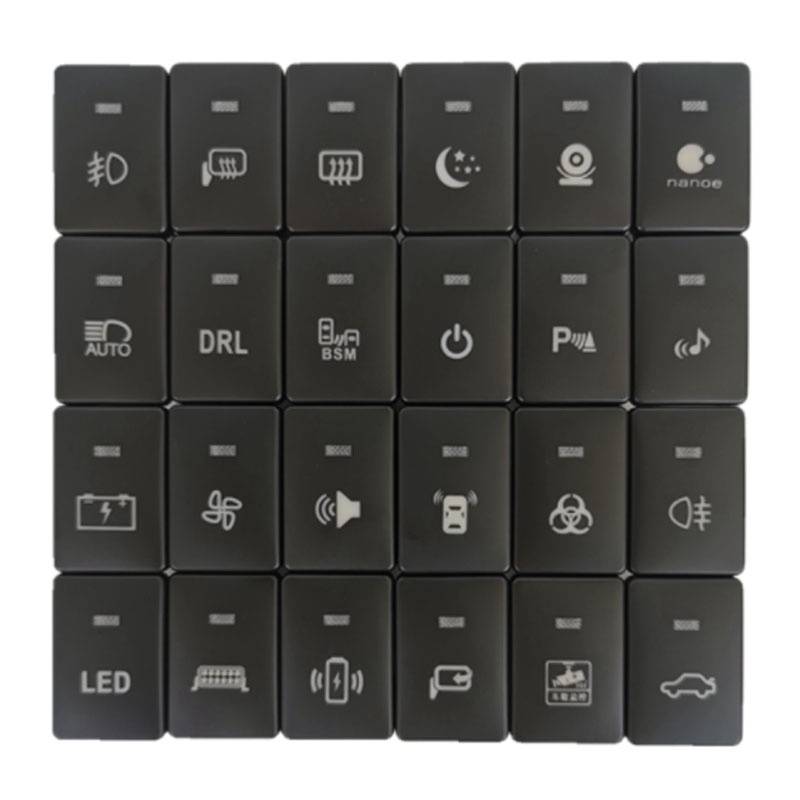 1PC Air pump winch differential lock fuel tank ABS 360° camera Switch ...