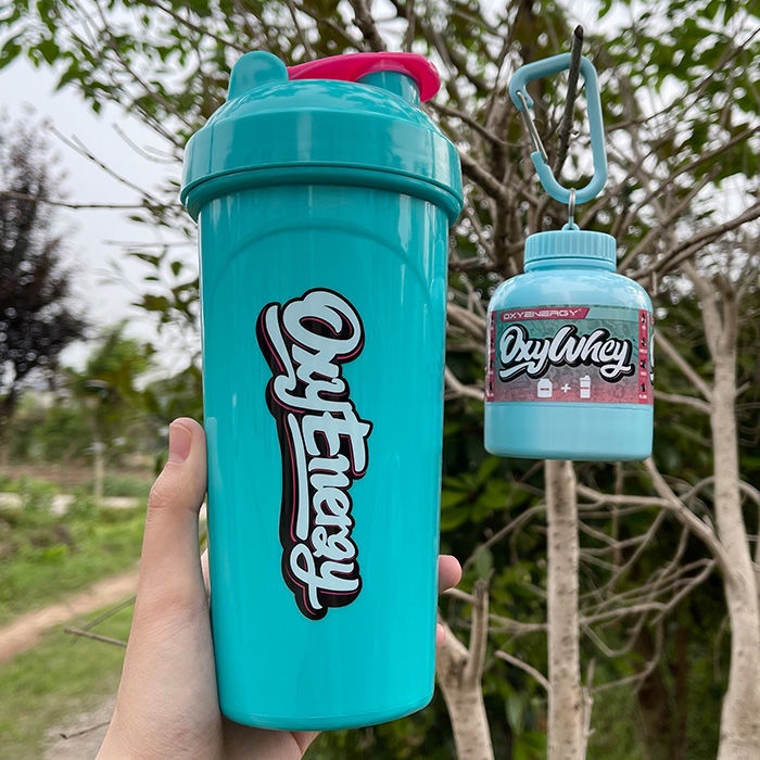 700 ML SHAKER BOTTLE PROTIEN POWDER GYM FITNESS With Powder Box ...