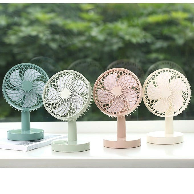 3 Level Speed Mini Fan USB Automatic Swing Office Table Fan ...
