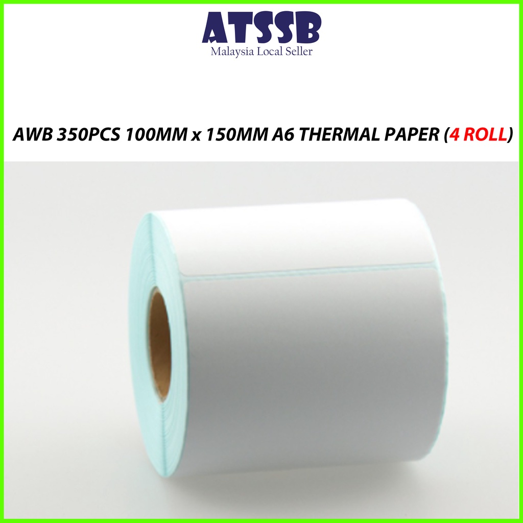 ATSSB Waybill Printer Thermal AWB A6 PDF USB Pos Laju J&T Sticker ...