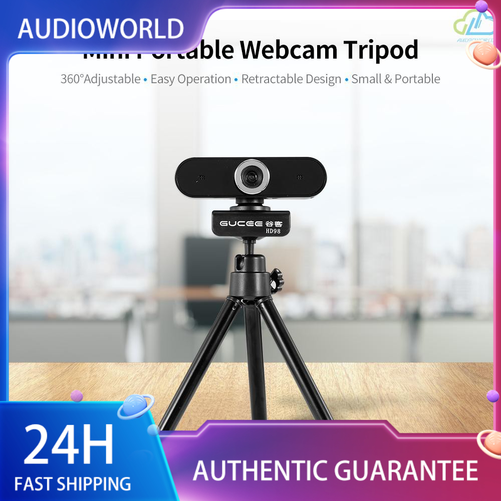 ☁Portable Webcam Tripod Lightweight Mini Webcam Tripod for Smartphone ...