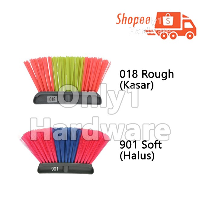 PLASTIC BROOM 018 ROUGH PVC BROOM 901 SOFT PVC BROOM HEAD ONLY | Shopee ...