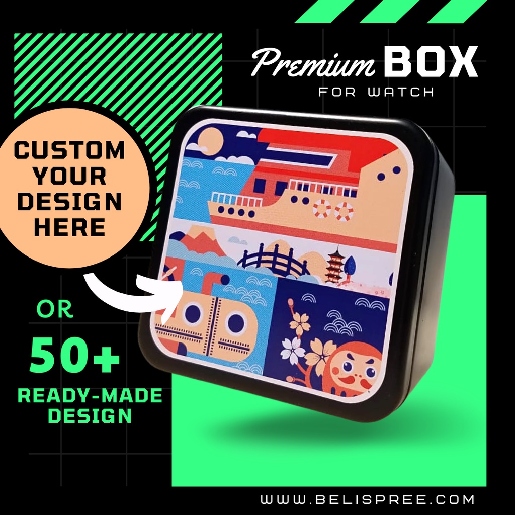 Custom Box for Watch Personalised Box Premium Print Box Gift Box ...
