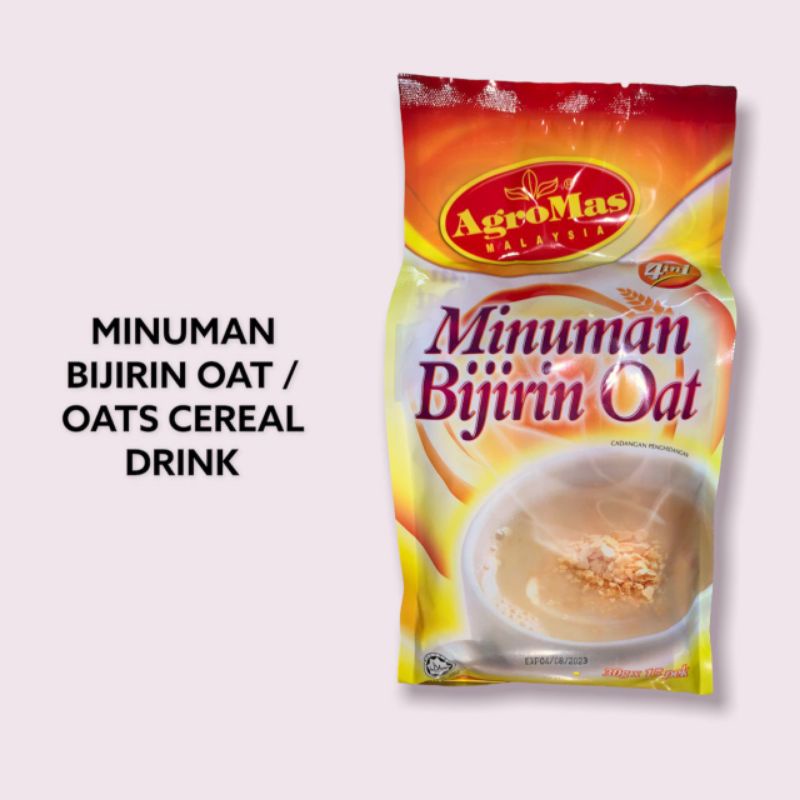 Oats cereal drink/ minuman bijirin oat Agromas | Shopee Malaysia