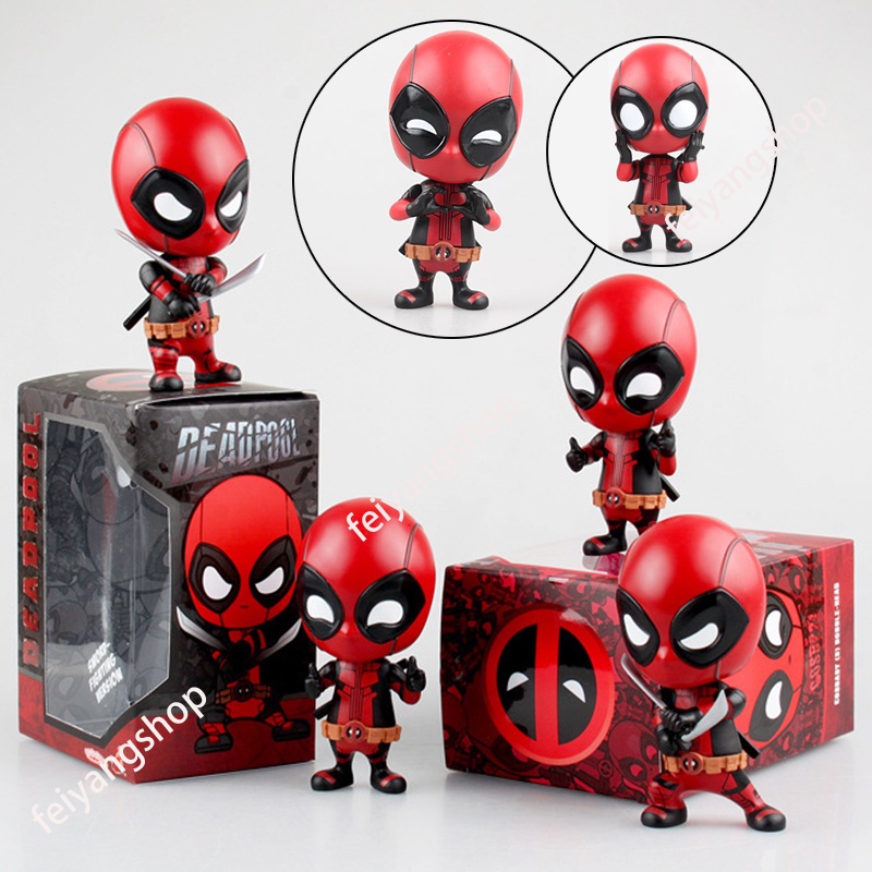 Q Version Deadpool Hot Toys Deadpool Action Figure Collectible Model ...