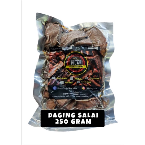 [250 GRAM] DAGING SALAI DSALAIPILAH (FRESH FROM KUALA PILAH) | Shopee ...