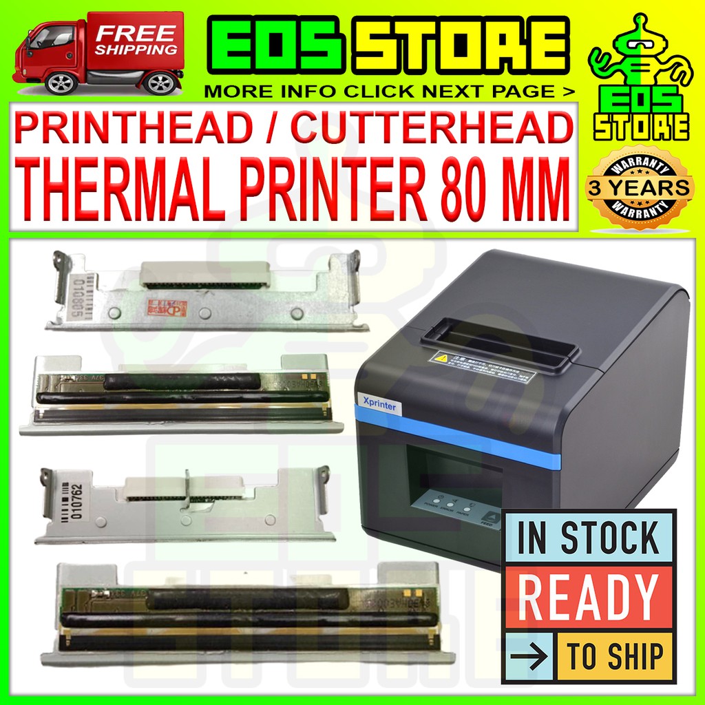 Suitable for most 80mm Thermal Receipt Printer Print Head Cutter ...