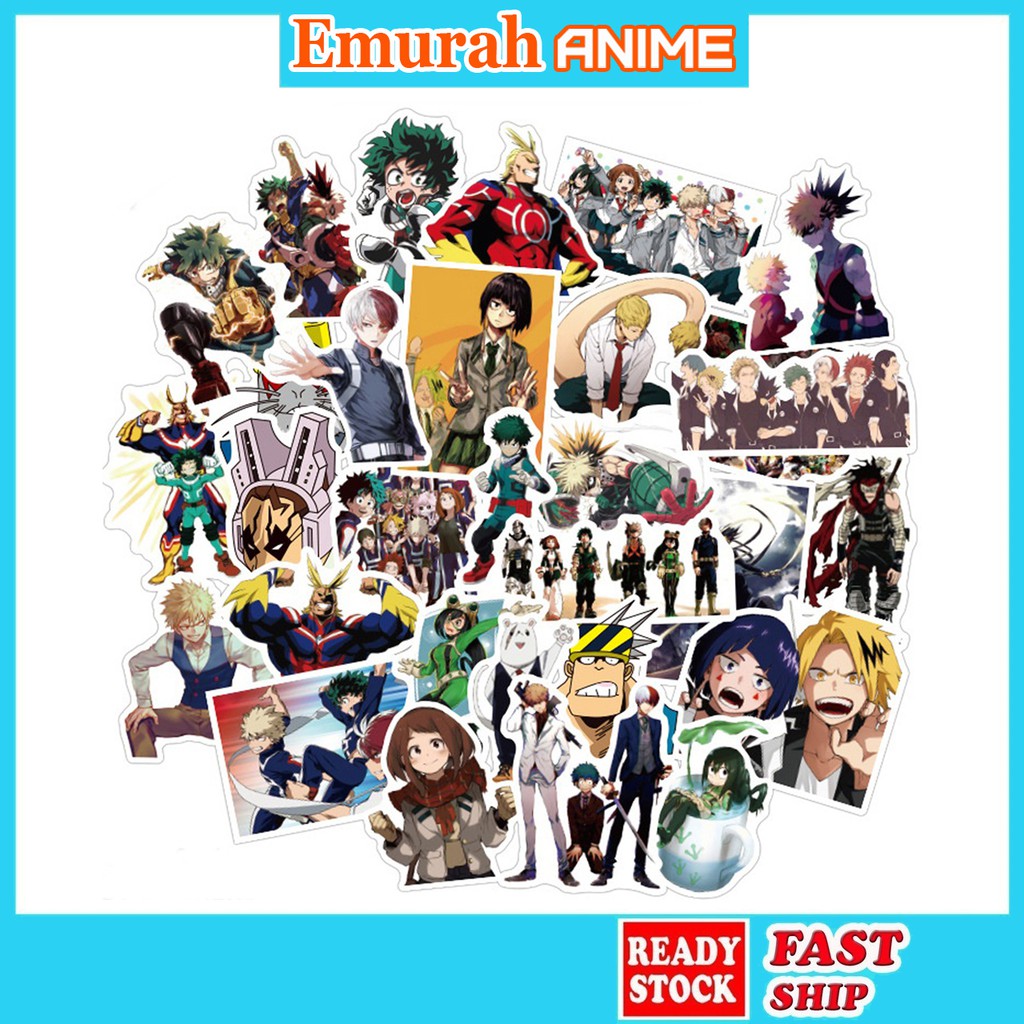 My Hero Academia 100pcs/50pcs Sticker Pack DIY Anime Manga Graffiti ...