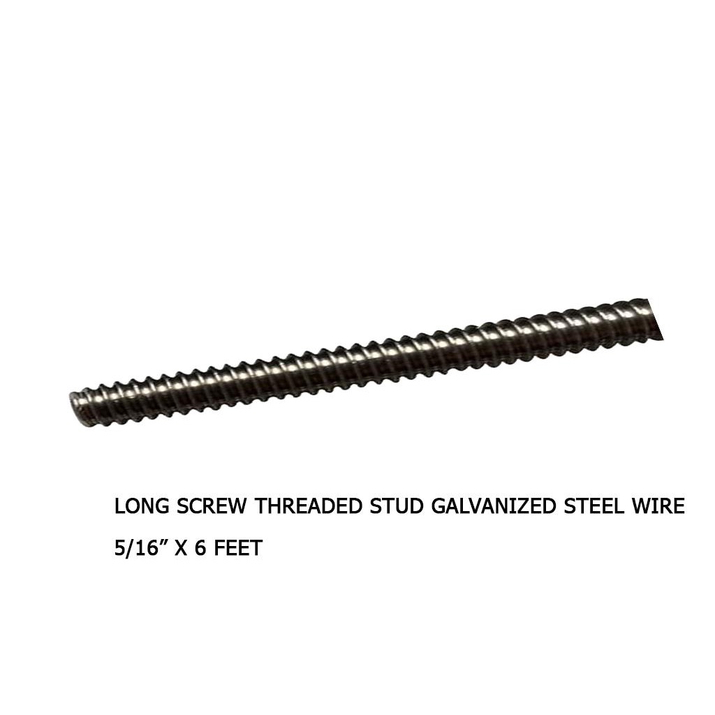 6FEET BSW MILD STEEL FULL THREADED BAR SCREW ROD STUD /FULL THREADED ...