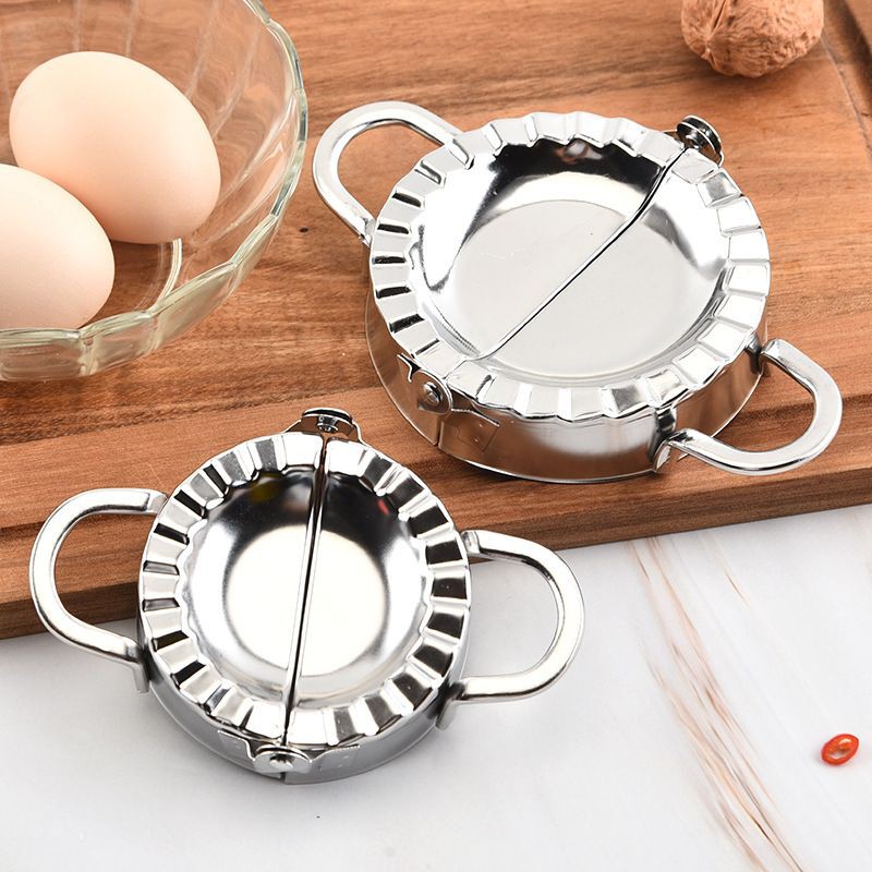 (1 Set) Stainless Steel dumpling mould pastry tools curry puffs maker ...