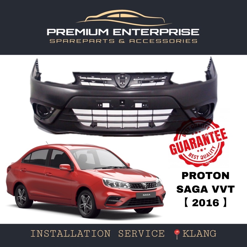 【INBOX SELLER】PROTON SAGA 2016-2019 VVT FRONT BUMPER BUMPER DEPAN ...