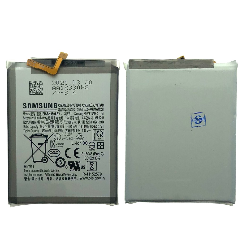 SAMSUNG GALAXY NOTE 20 BATTERY (EB-BN980ABY) | Shopee Malaysia