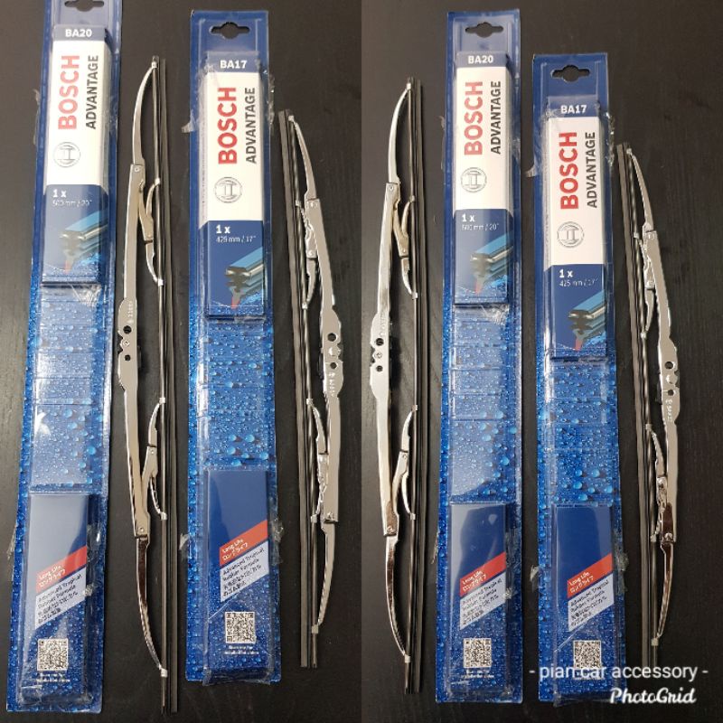 🔥Wiper chrome bosch ngam wira satria putra🔥 | Shopee Malaysia