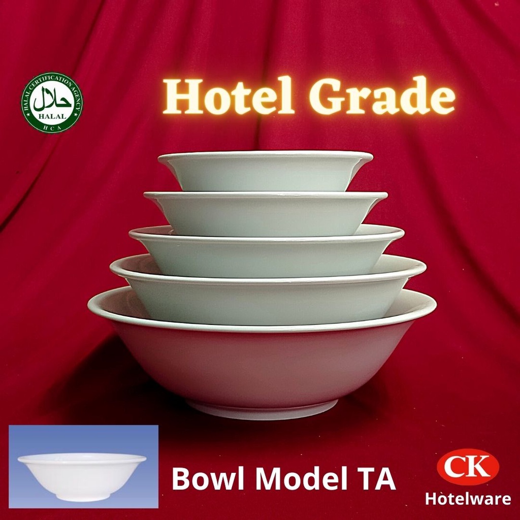 CK Porcelain, Soup Bowl / 6", 7", 8" 9" 10" / Noodle Bowl / Cereal Bowl / Rice Bowl / Ceramic ...