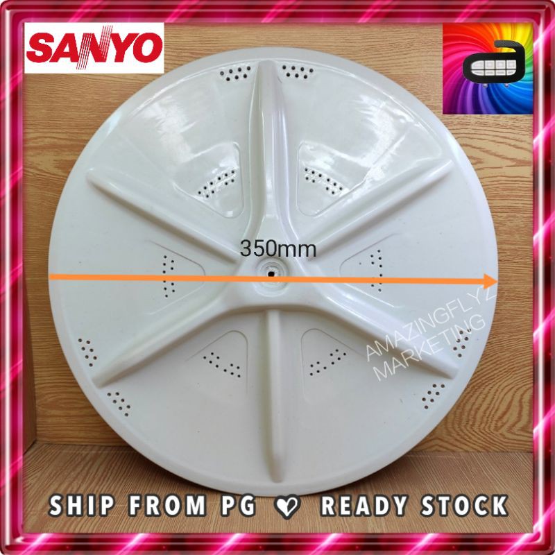 Spare Part SANYO Washing Machine Pulsator 350mm 11z(gear) | Shopee Malaysia